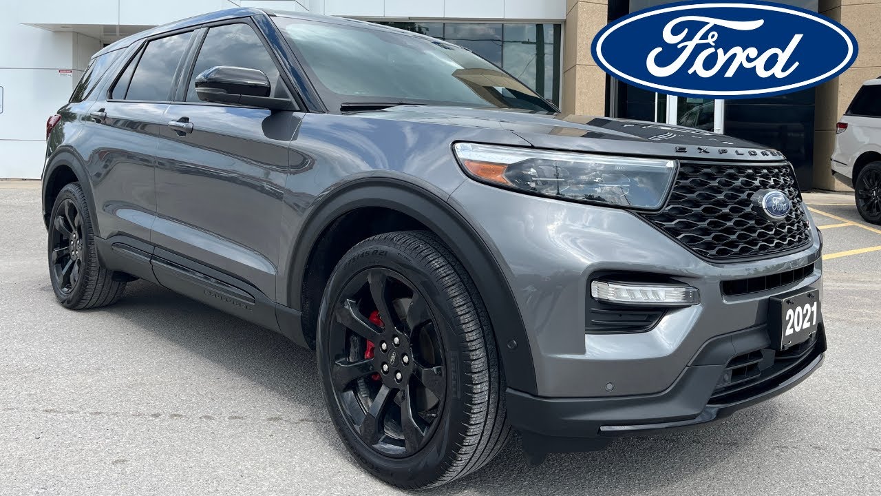 2021 Ford Explorer ST 4WD 401A w/ ST Street Pack in Carbonized Gray ...