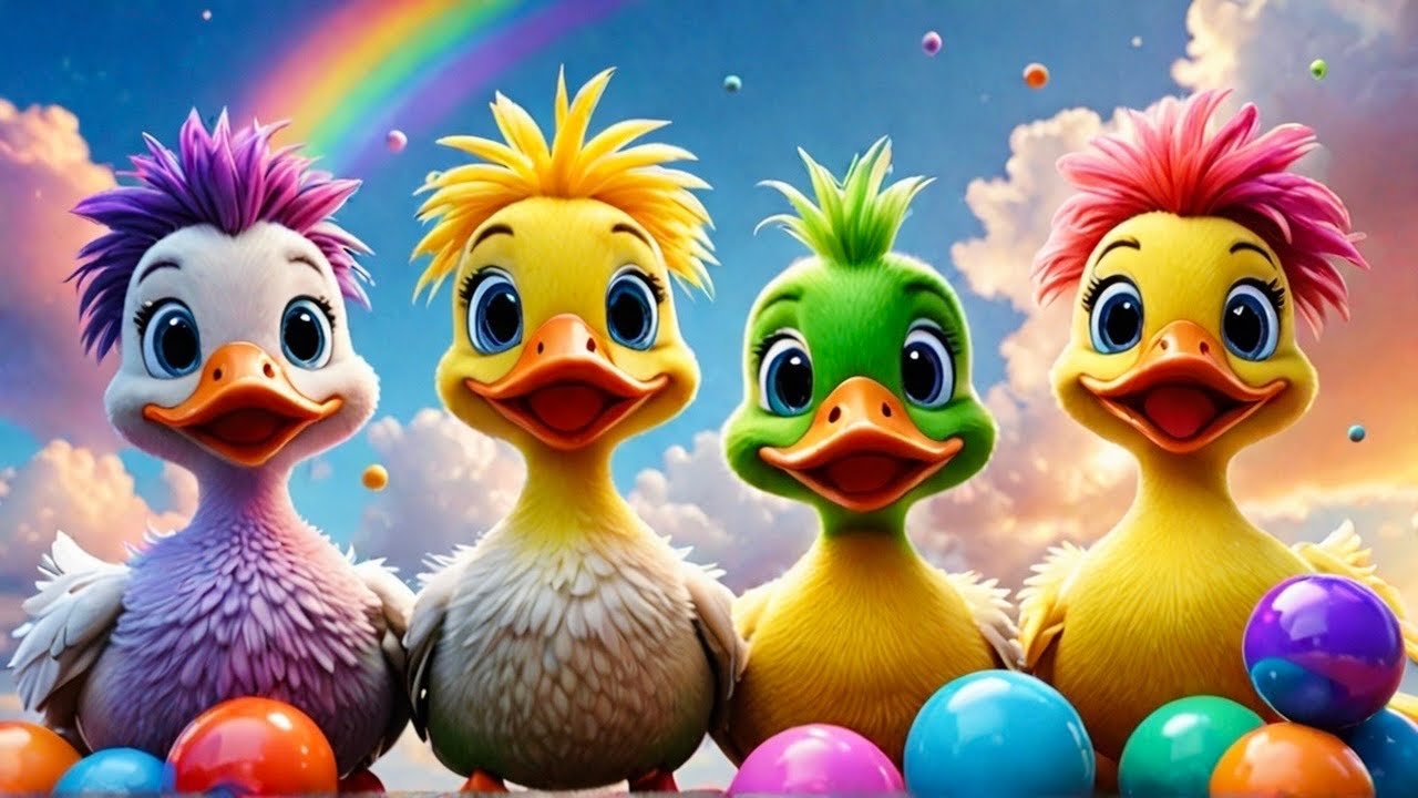 Five Little Ducks | Popular Nursery Rhyme for Kids | Sing Along & Learn ...
