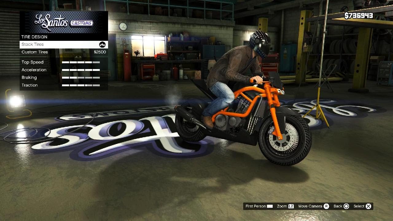 Grand Theft Auto V, Akuma Motorcycle - YouTube