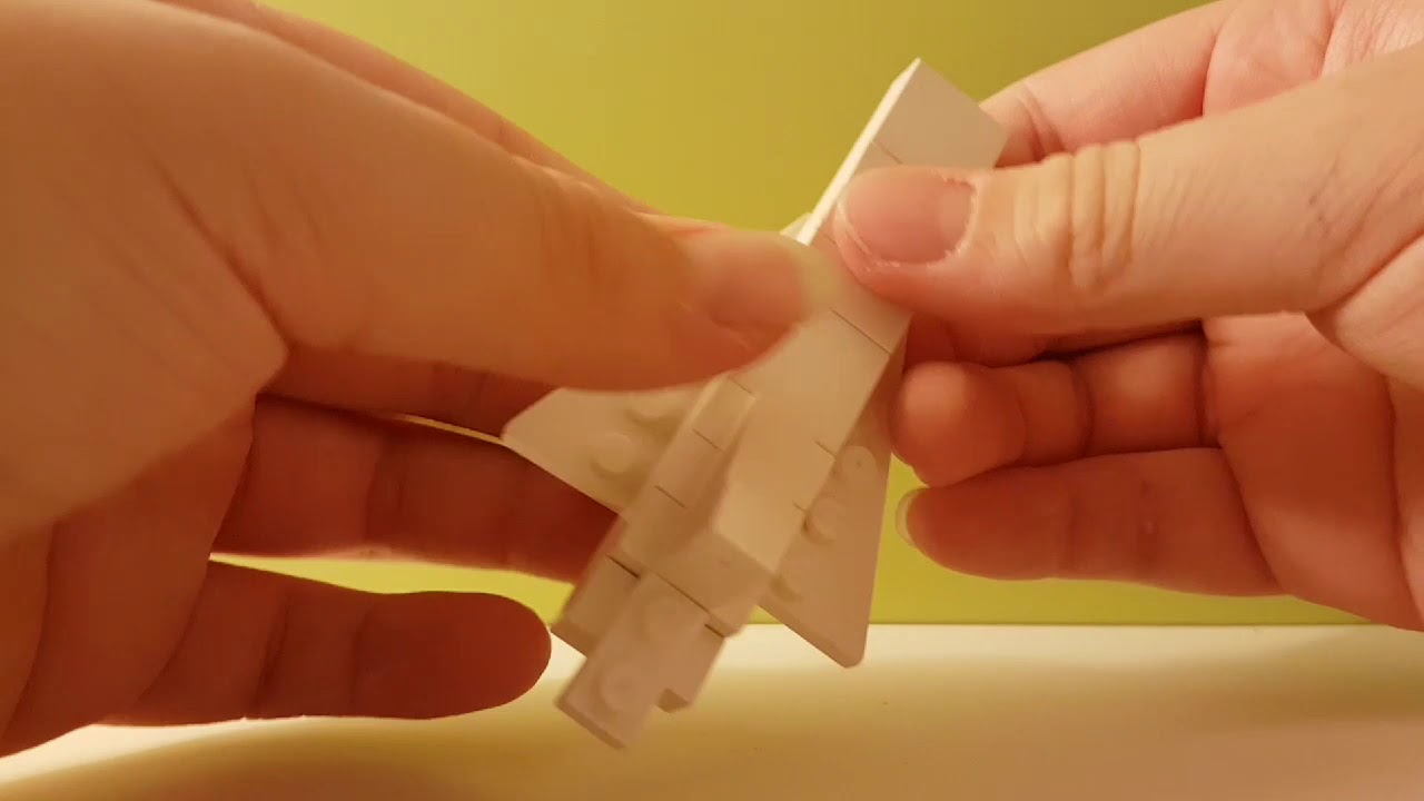 How to make a simple lego plane - YouTube