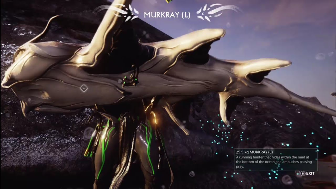 Catching A Large Murkray - Warframe - YouTube