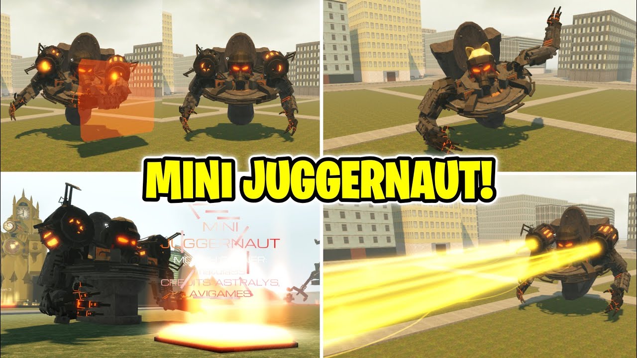 MINI JUGGERNAUT?! - TOILET WORLD ROLEPLAY 2 NEW JUNIOURNAUT INSERT CODE ...