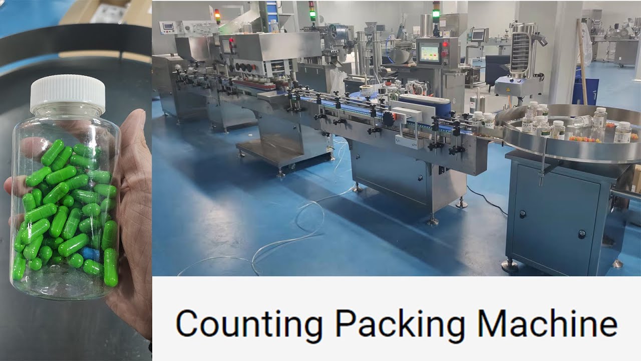how to counting capsule in the bottles? Counting Packing Machine Test ...