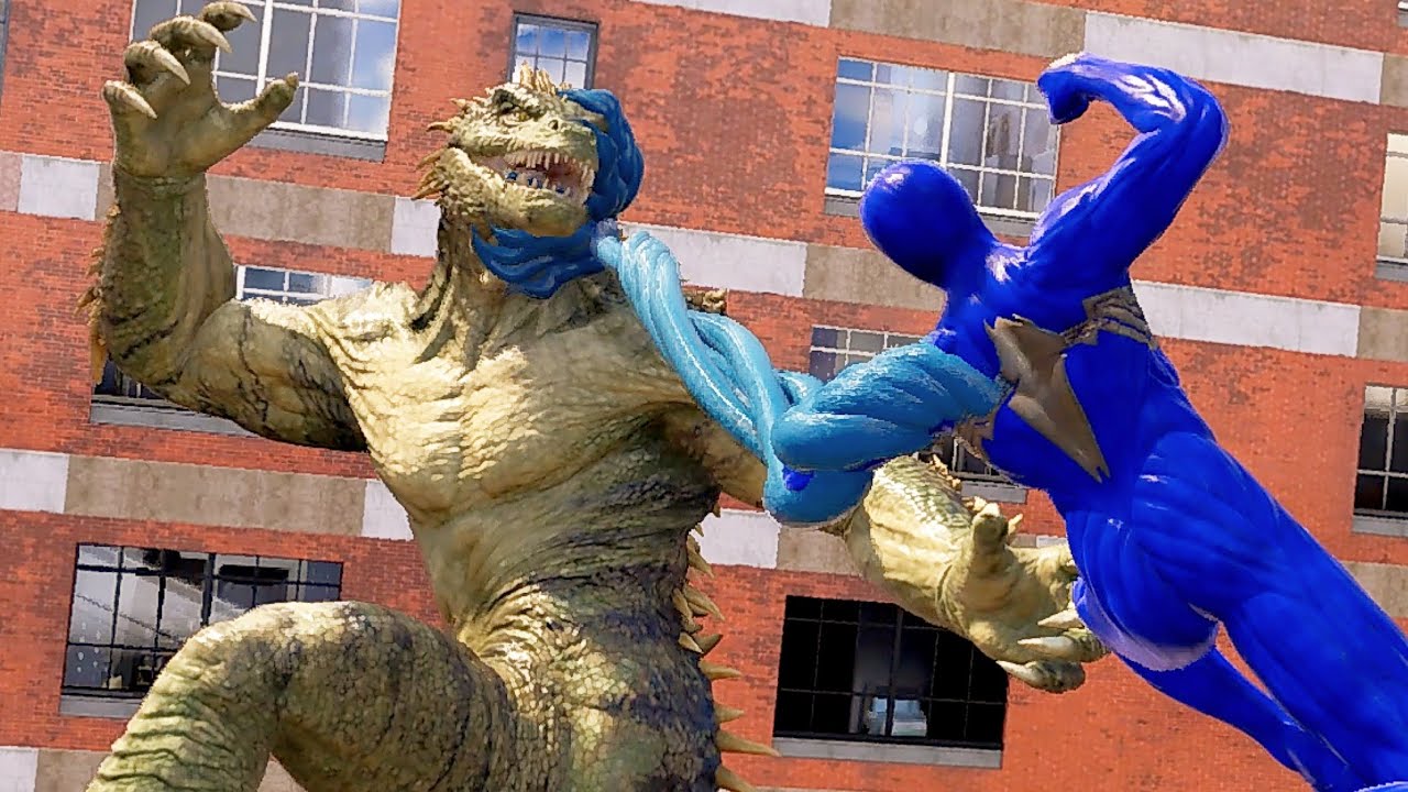 Overhauled Blue Suit Spider-Man Cures Connor Lizard Transformation In ...