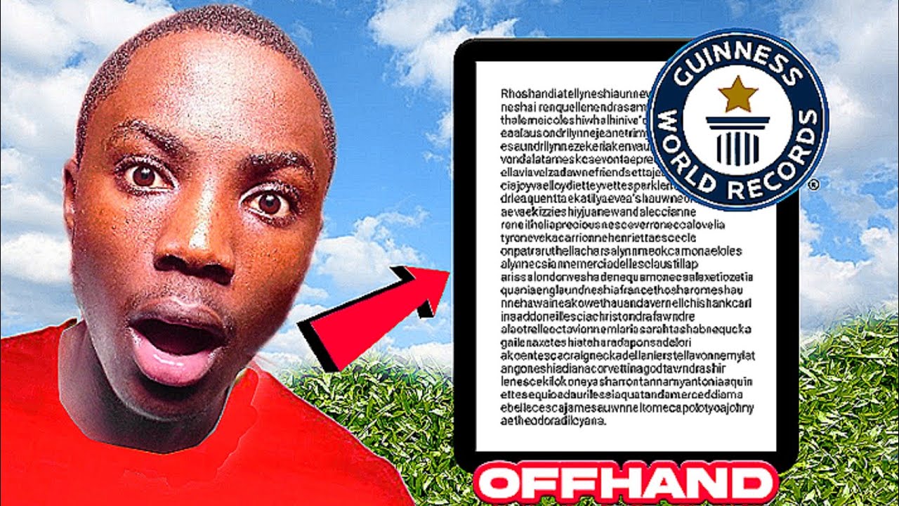 I pronounced the world's longest name! - YouTube