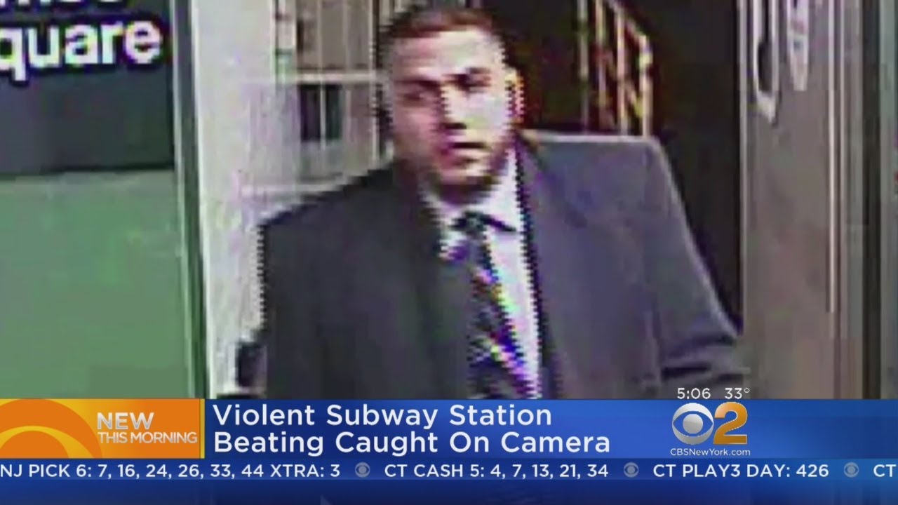 Police: Subway Station Beating Caught On Camera - YouTube