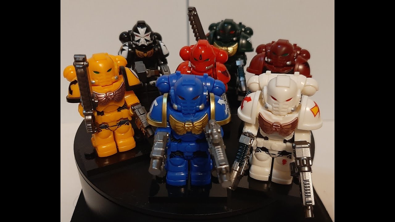 FIGURE REVIEW - CUSTOM LEGO WARHAMMER 40K SPACE MARINE'S MINI FIGURES ...