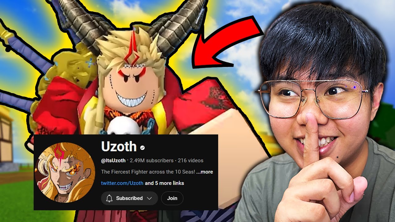 Blox Fruits - ADMIN UZOTH BAGONG BEST FRIEND - YouTube