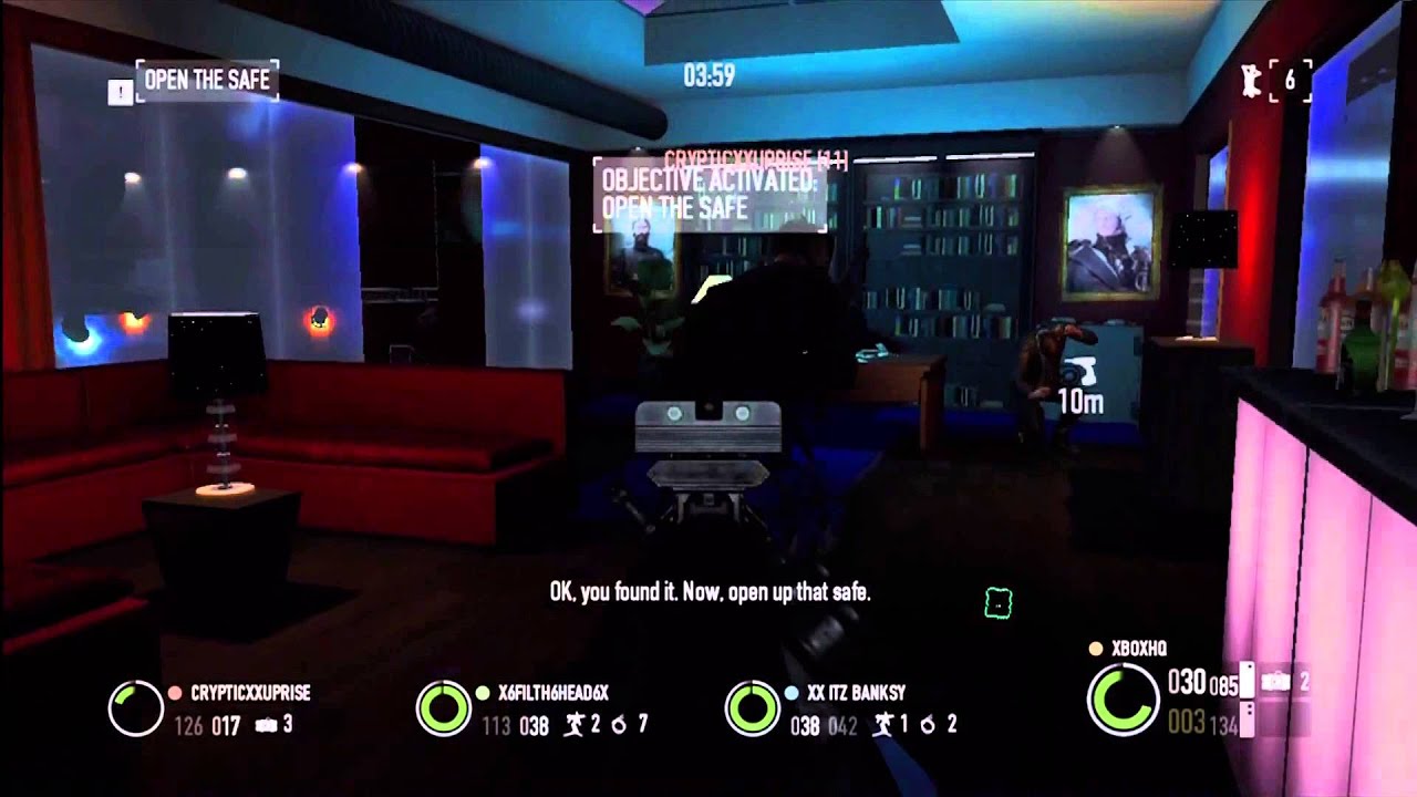 Payday 2 - Xbox 360 Online Co-Op Gameplay [HD] 1080p - 360-HQ.COM - YouTube