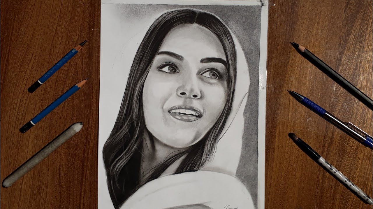 Drawing of Tara Sutaria - YouTube