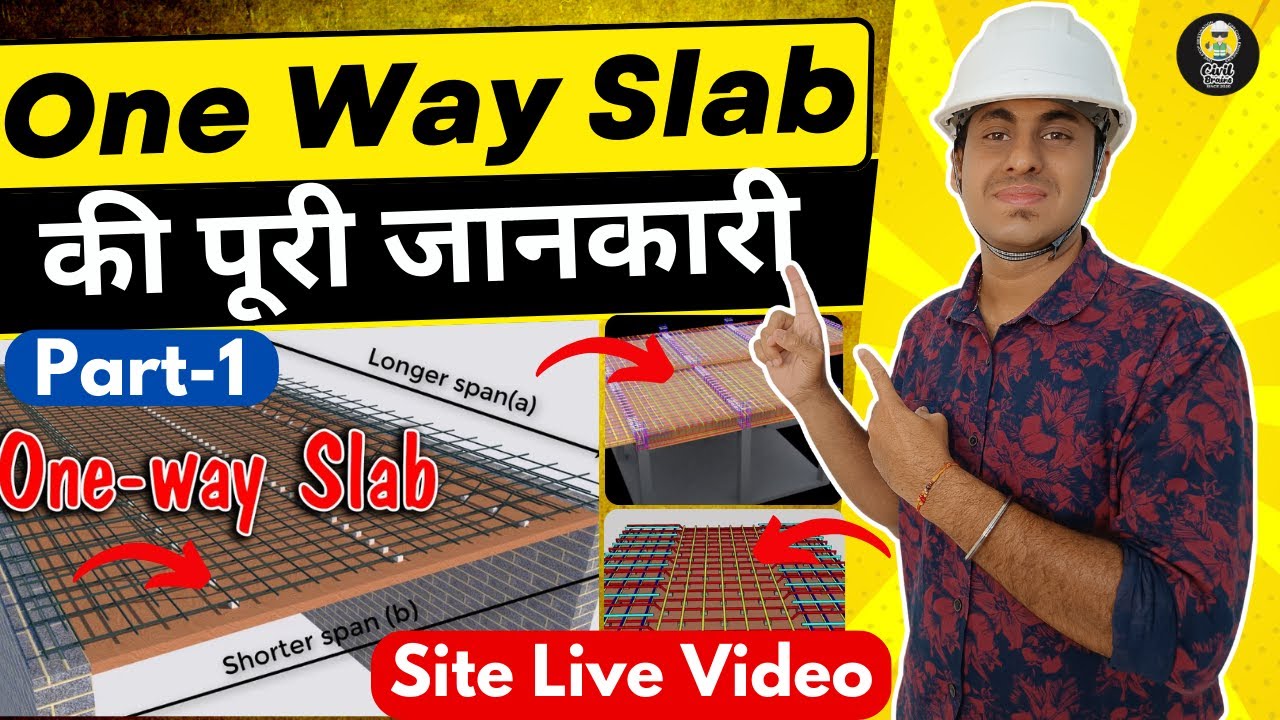Live Practical Video of One Way Slab | Site Live Video || by Akshay ...