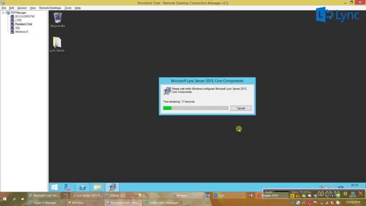 Deploy Persistent Chat Lync 2013 - YouTube
