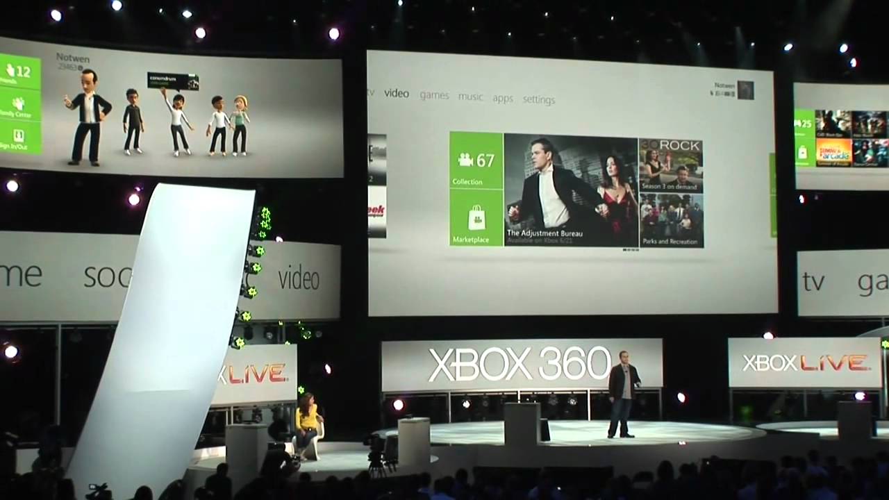 E3 2011 - Xbox New Feature Showcase - YouTube