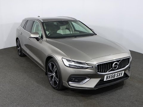 VOLVO V60 2.0 D4 Inscription Pro Auto Finished in Pebble Grey Metallic ...