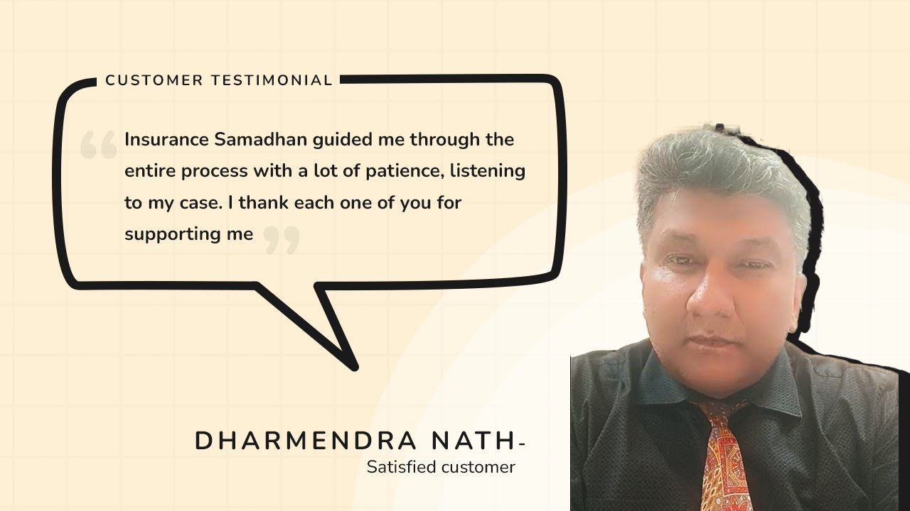 How Insurance Samadhan Helped Dharmendra Nath Secure His Father's Insurance Claim - YouTube