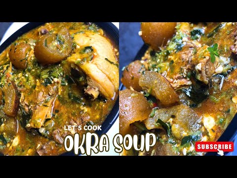 HOW TO COOK EASY AND DELICIOUS OKRA SOUP//MIYAN KUBEWA// OKRO SOUP ...