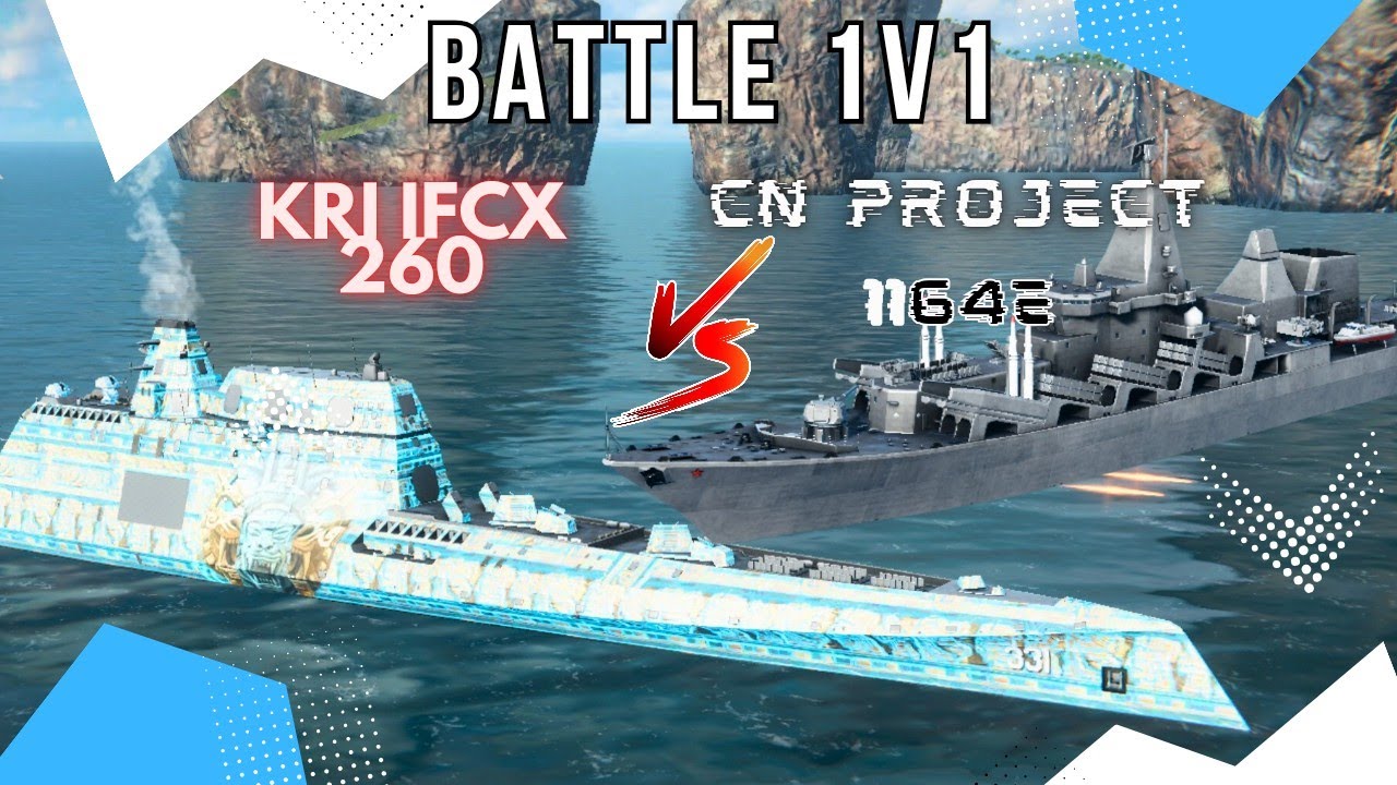 KRI IFCX 260 vs CN Project 1164E || Modern Warships - YouTube