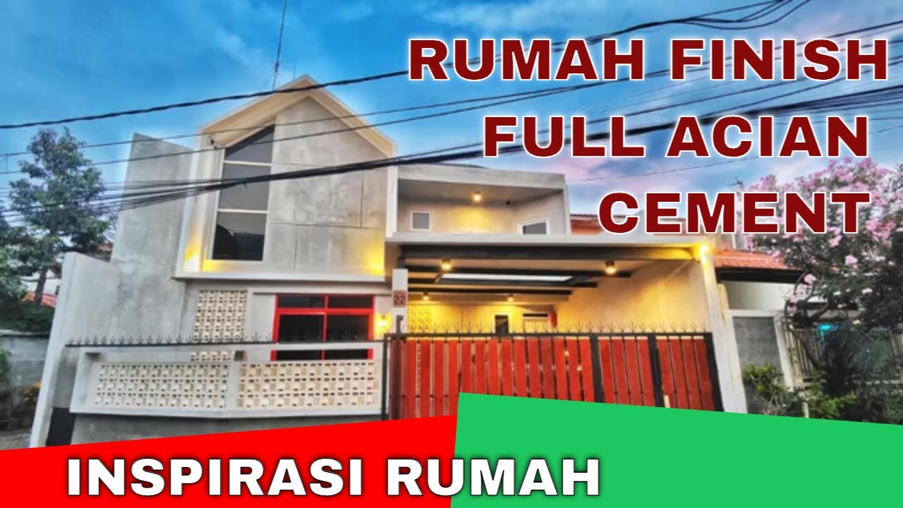 Rumah Tanpa Cat - Tembok Acian ekspose MU 200, Bisa JAdi Pilihan Ide ...