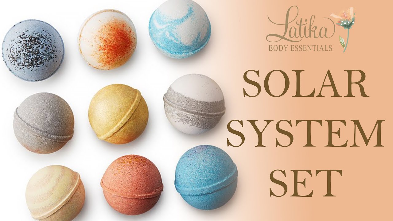 Solar system bath bomb demo - YouTube