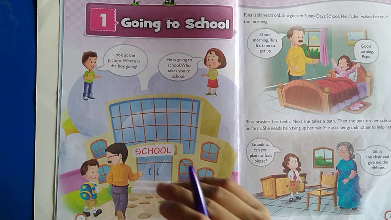 English chapter-1 Going to school - YouTube
