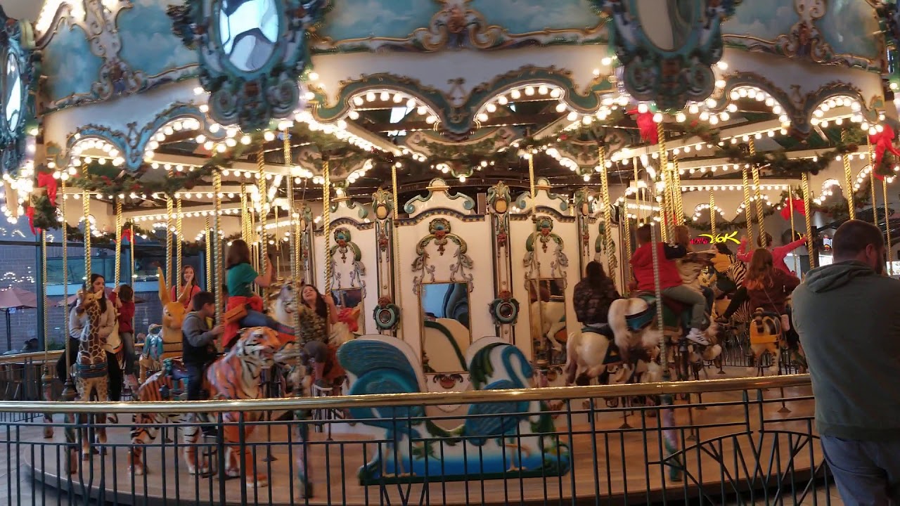 the woodlands mall carousel - YouTube