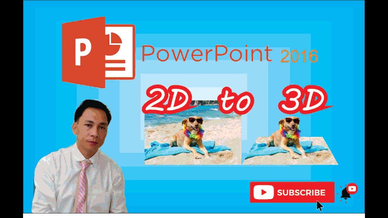 Powerpoint - 2D TO 3D - YouTube