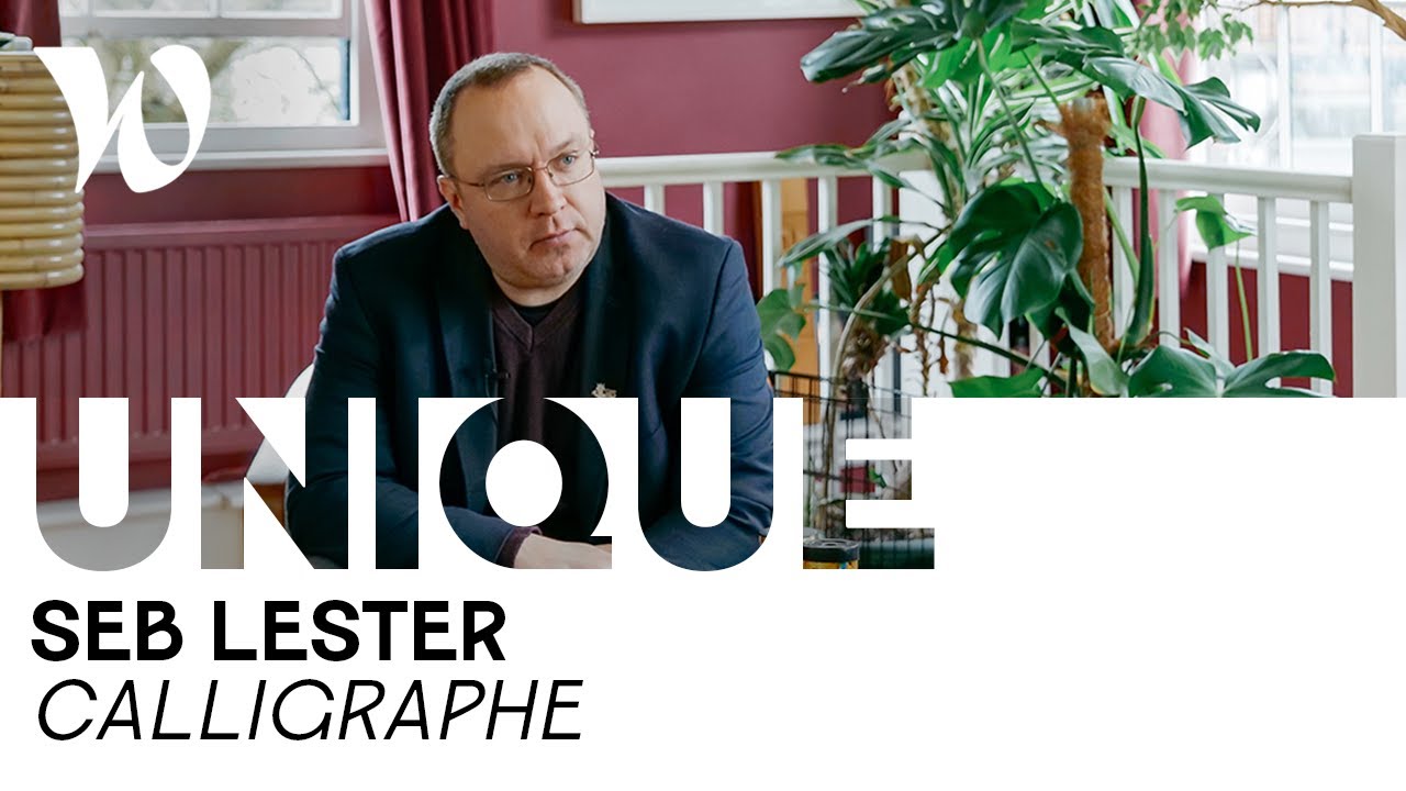 Portrait de Seb Lester, maître dans l'art de la calligraphie - YouTube