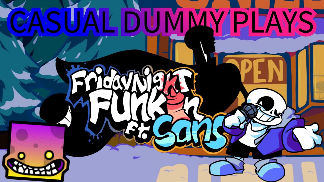 Casual Dummy Plays FNF ft. Sans - YouTube