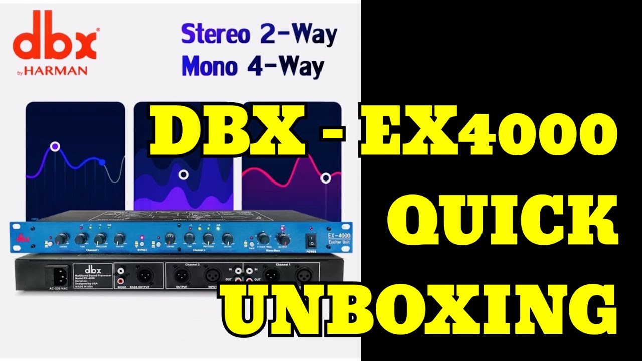 DBX EX-4000 (Quick Unboxing) - YouTube