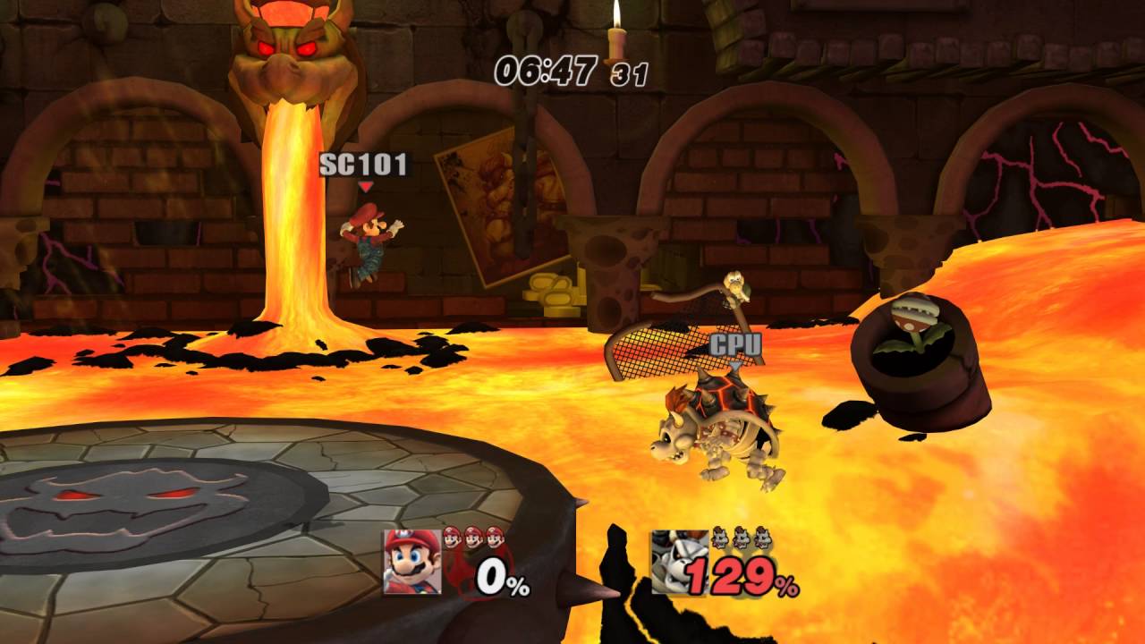 Bowser's Castle Omega - SSBB Mod Showcase - YouTube