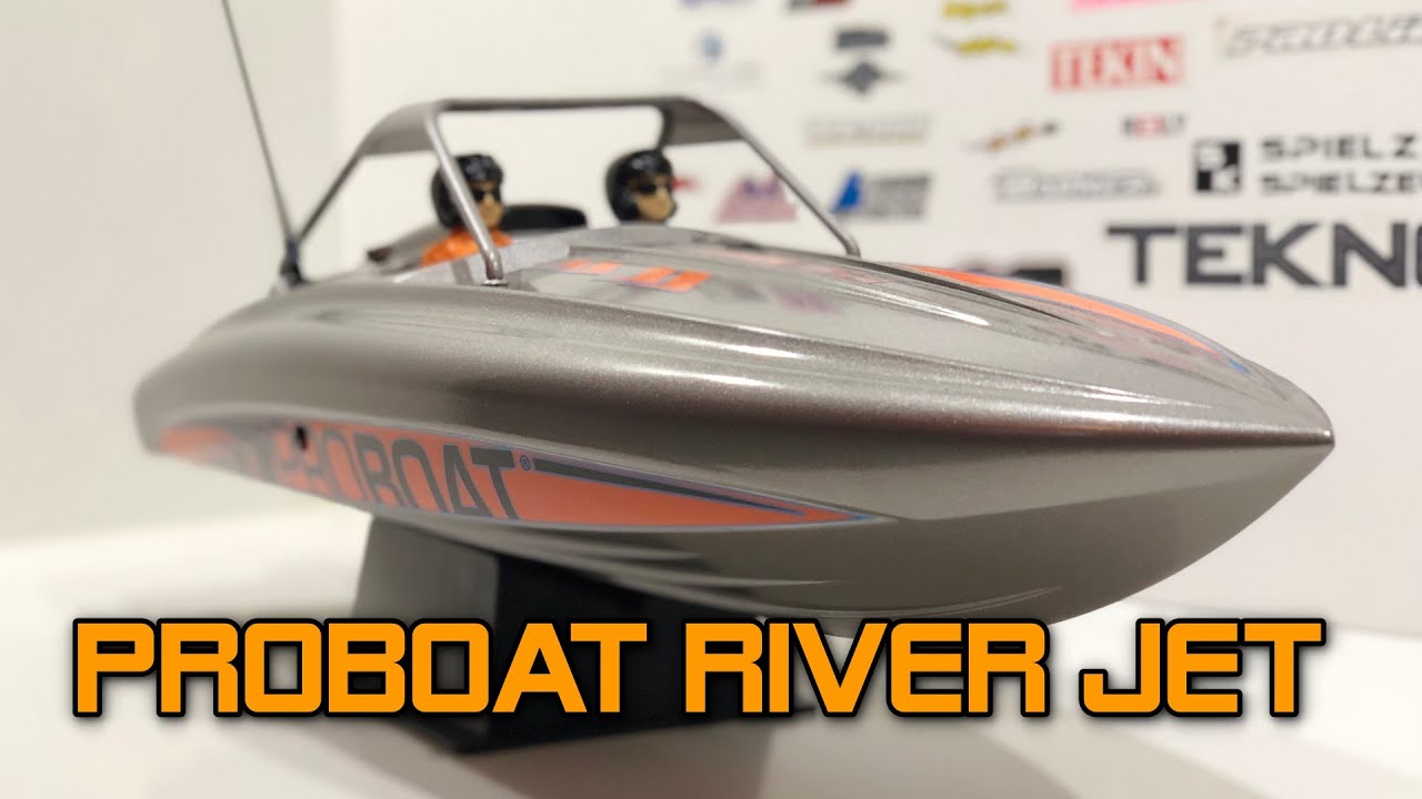 Unboxing ProBoat Riverjet 23 Jet Boat German - YouTube