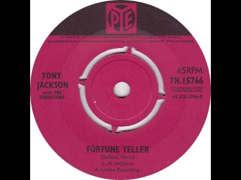 "FORTUNE TELLER" TONY JACKSON GROUP PYE 45 7N 15766 P 1966 UK - YouTube