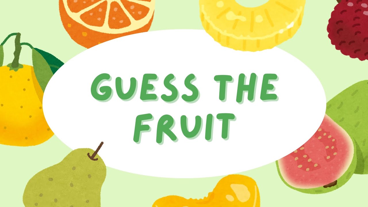 **"🍊🍇 Guess the Fruit Challenge! Interactive Learning for Kids! 🍍🍉 ...