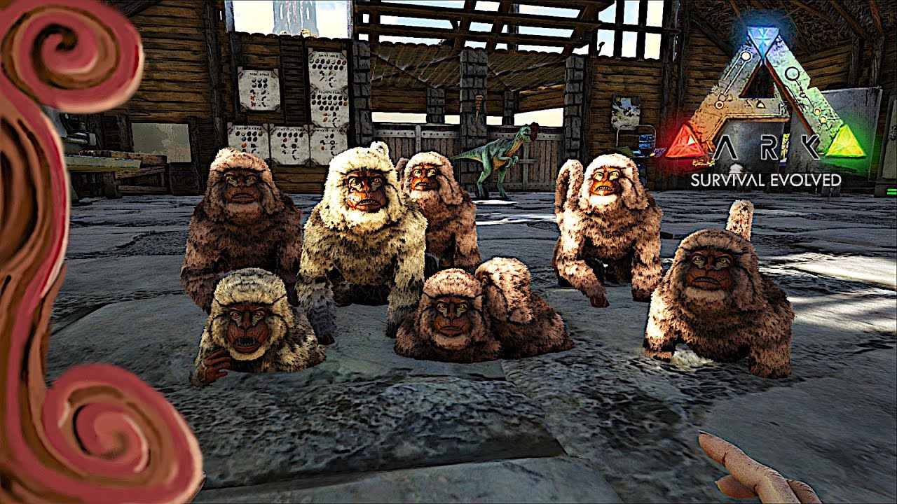 How Many Monkeys? Ark Survival Evolved Ep17 - YouTube