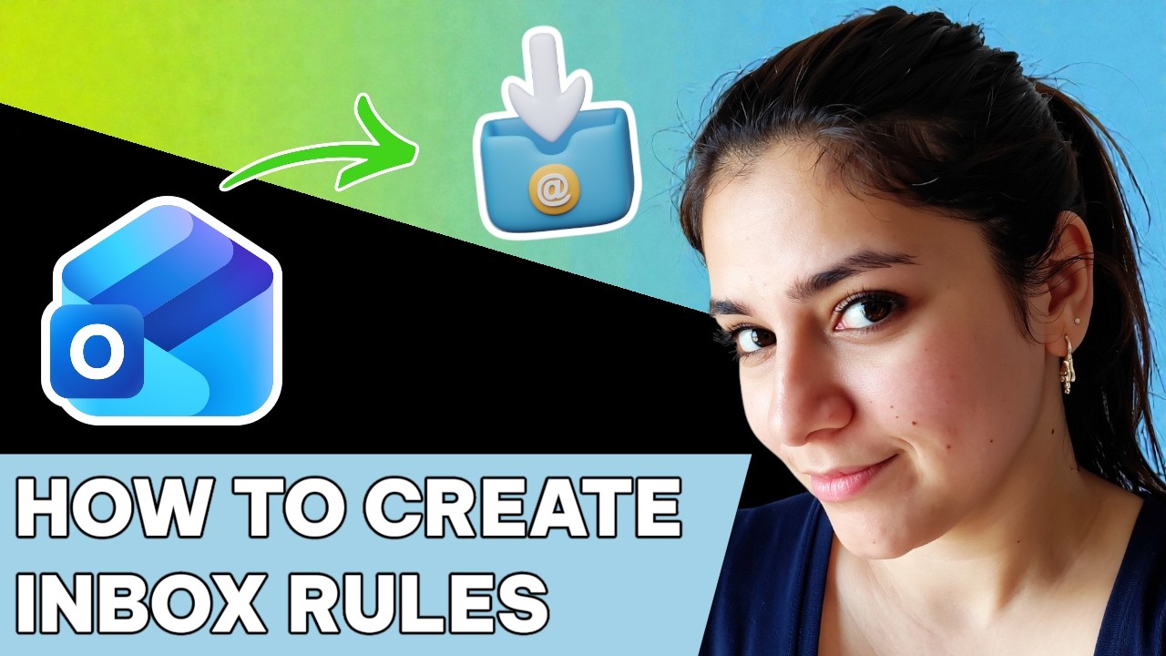 How to create inbox rules in Microsoft Outlook - YouTube