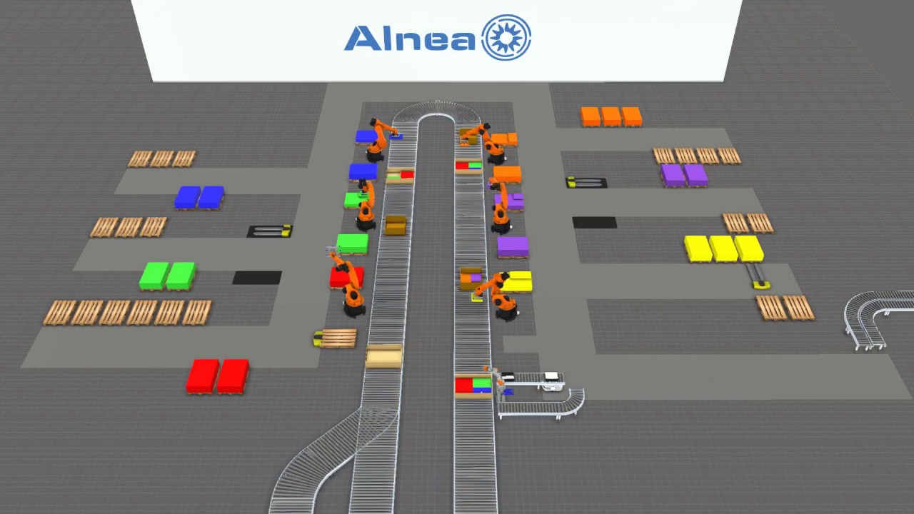 Robotized packing line with HORUS scanner - eye for the robot and fully ...