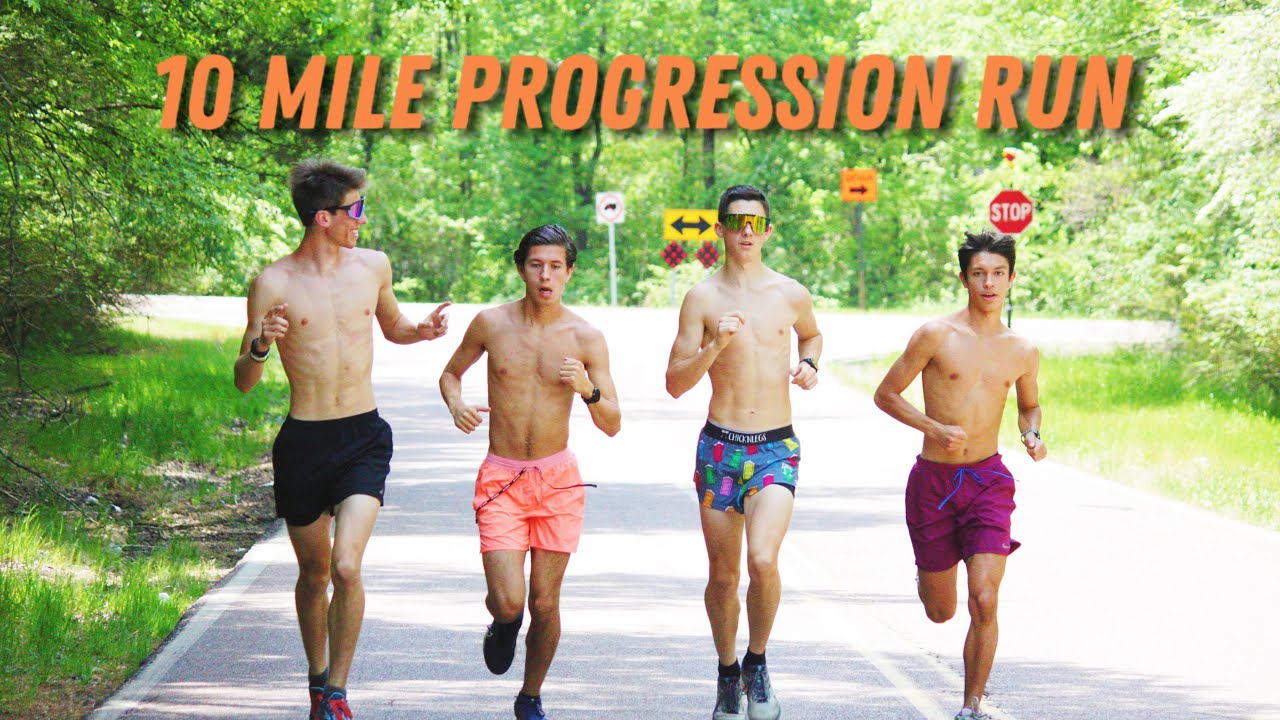 10 Mile Progression Run (Sub 6 Miles) - YouTube