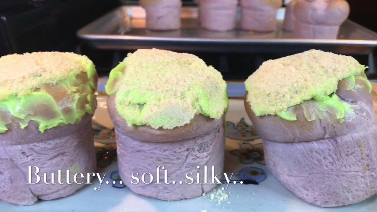 UBE ENSAYMADA WITH PANDAN BUTTERCREAM - YouTube