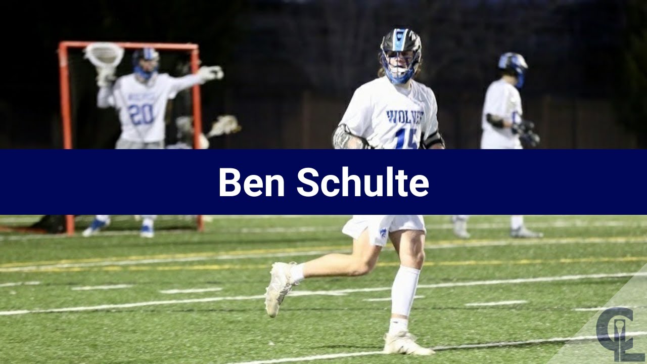Ben Schulte Lacrosse Highlights | ID 2023 | Mid - YouTube