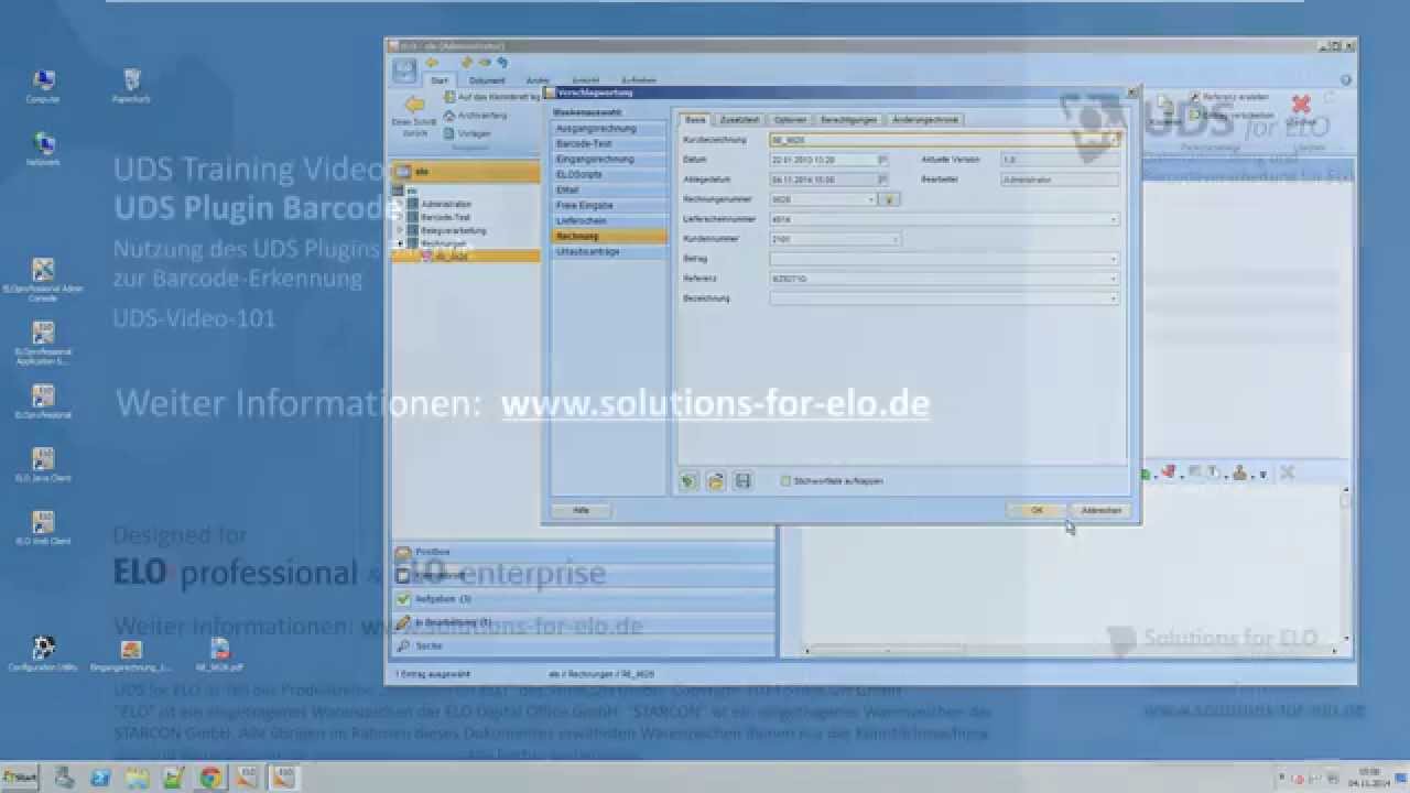 UDS-Video-101: Plugin Barcode - YouTube