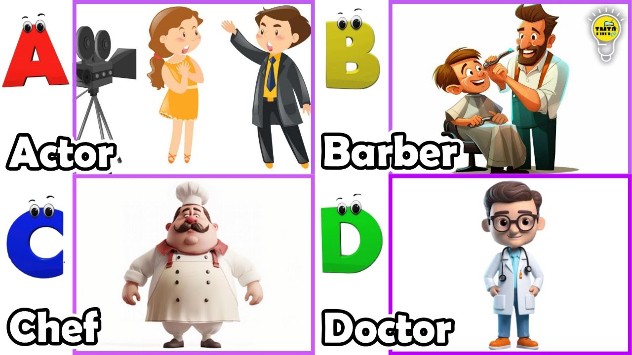 Occupation Alphabet Song | Occupation ABC Song | Phonics for Kids ...