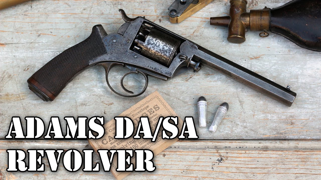 Shooting the Adams DA/SA percussion revolver - YouTube