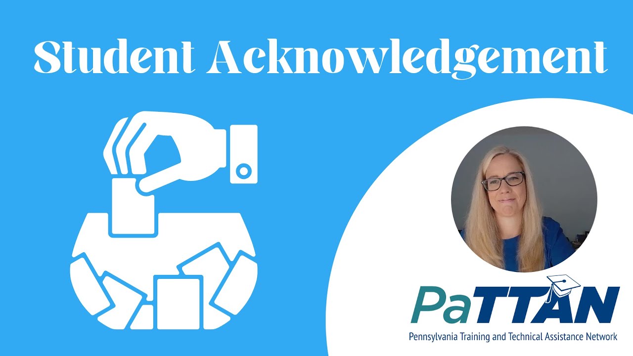 Acknowledgement Ideas for Students | Popup Practices - YouTube