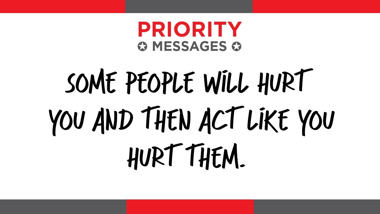 Victim Mentality and Projection: Priority Message for the Week of ...