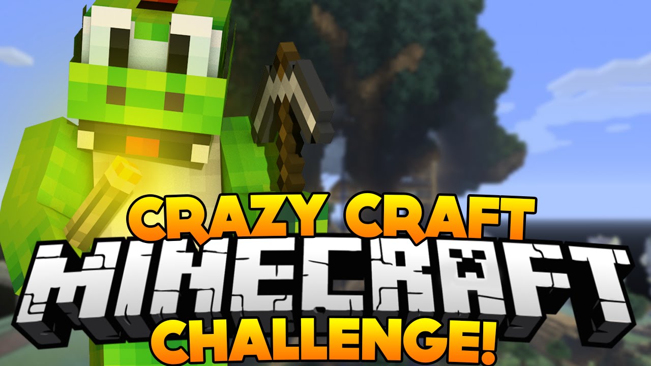 CRAZY CRAFT CHALLENGE [Ep1] - BUILD A HOUSE IN 15 MINUTES! - YouTube