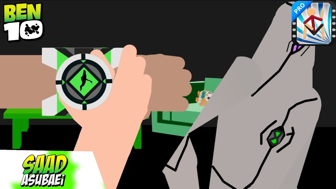 Ben 10 Omnitrix Interface Sticknodes Animation | Ben 10 | Saad Asubaei - YouTube