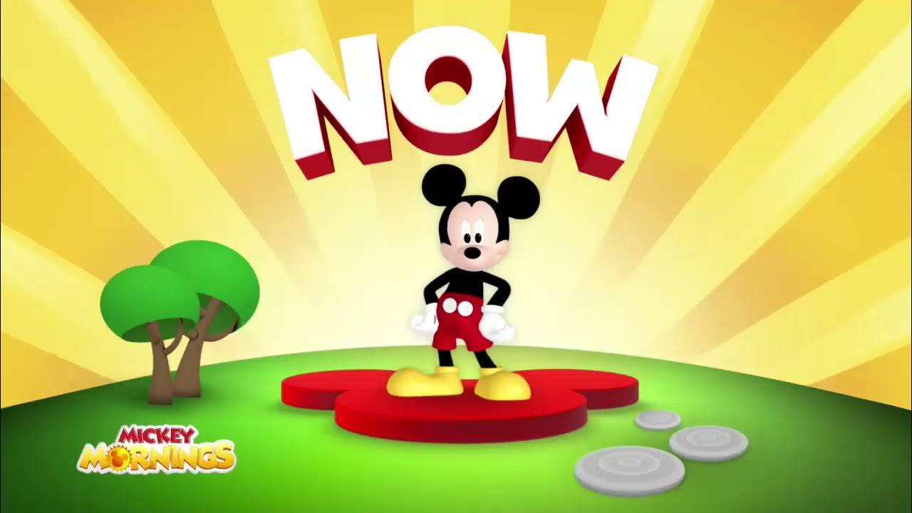 Mickey Mouse Clubhouse - Disney Junior Mickey Mornings Now Bumper - YouTube