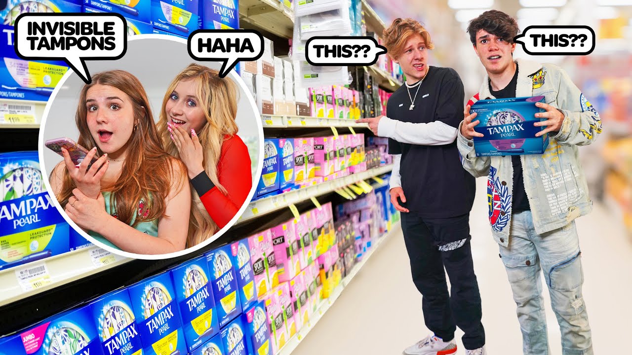 Asking My Boyfriend To Buy A FEMININE PRODUCT That Doesn’t Exist ...