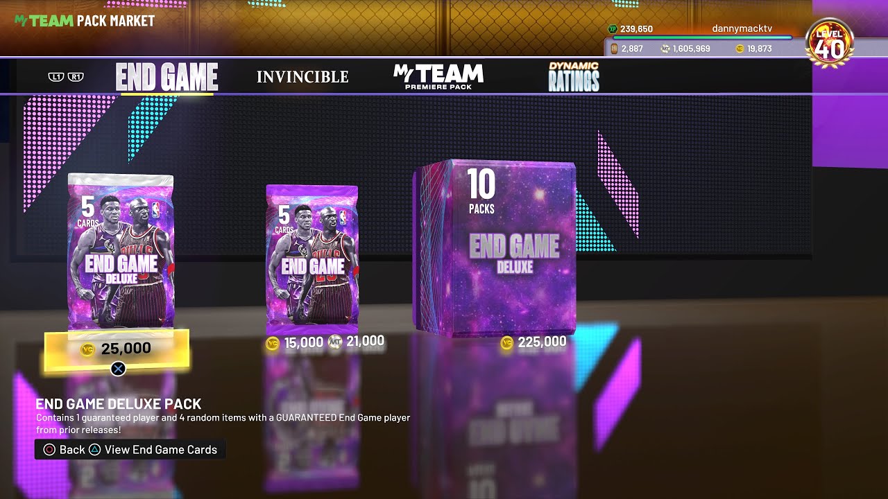 WE HAVE END GAME PACK OPENINGS IN NBA 2K22 MYTEAM!!! - YouTube