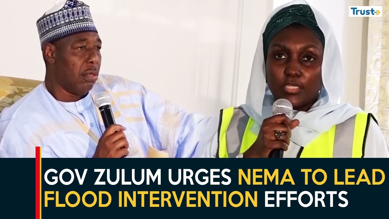 Maiduguri Flood: Governor Zulum Urges NEMA To Lead Intervention Efforts ...